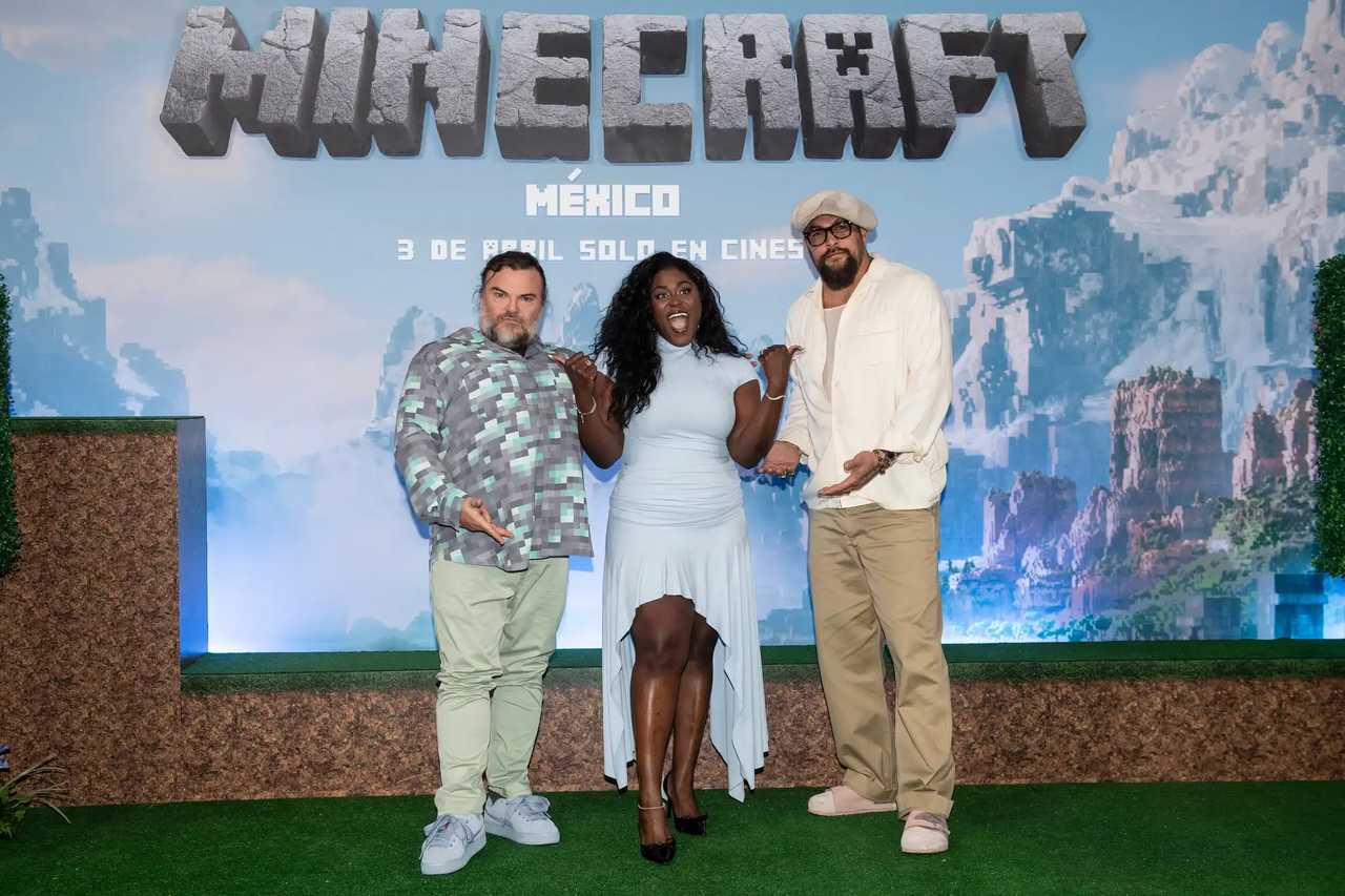 A Minecraft Movie - Cast at Mexico Press Event | Moviefone
