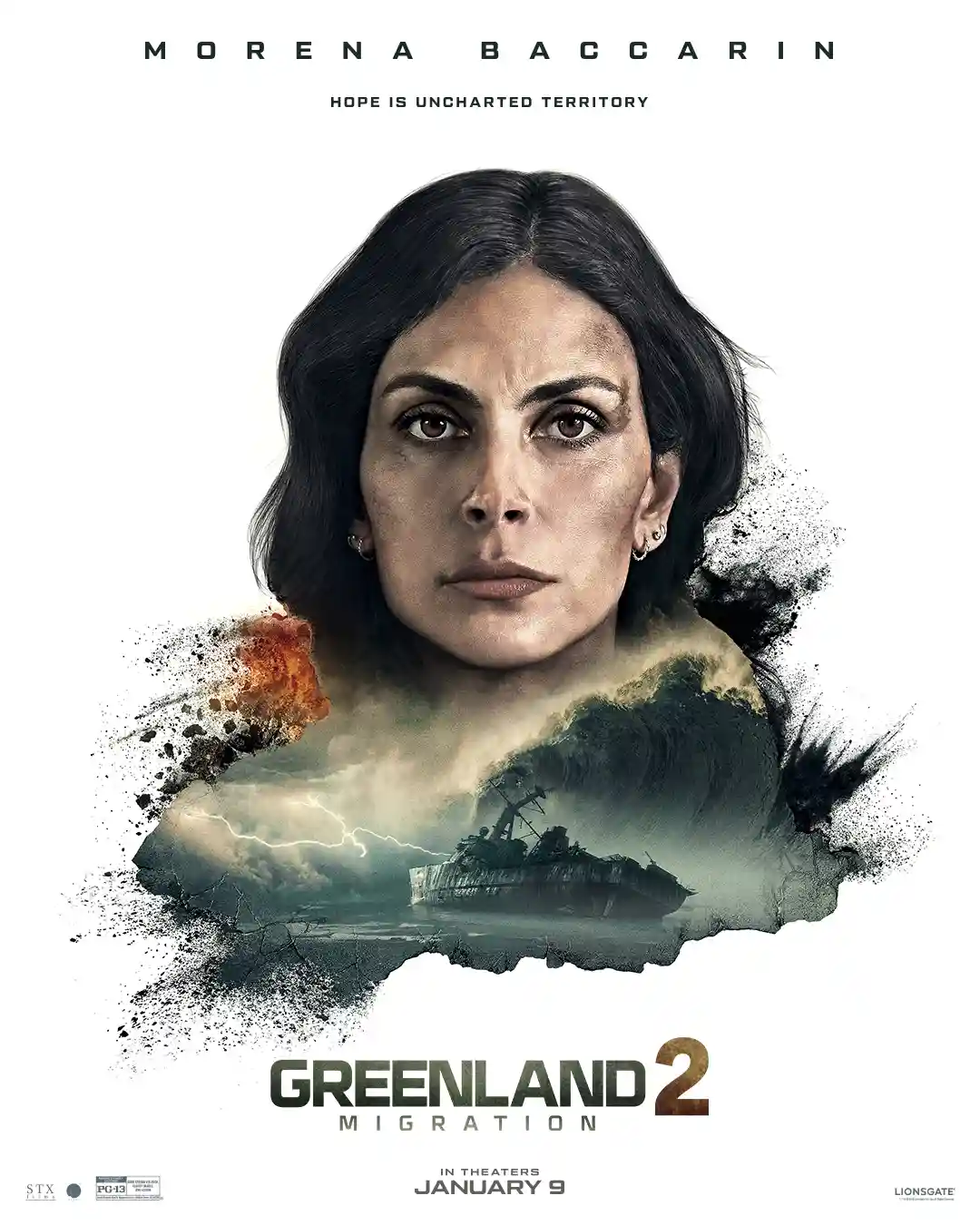 Greenland 2: Migration - Morena Baccarin Character Poster | Moviefone