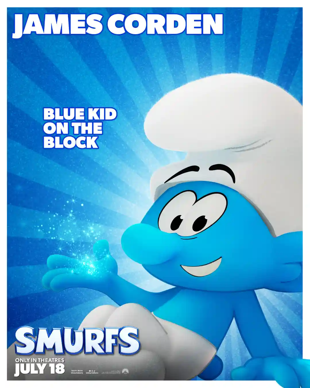 Smurfs - James Corden Character Poster | Moviefone
