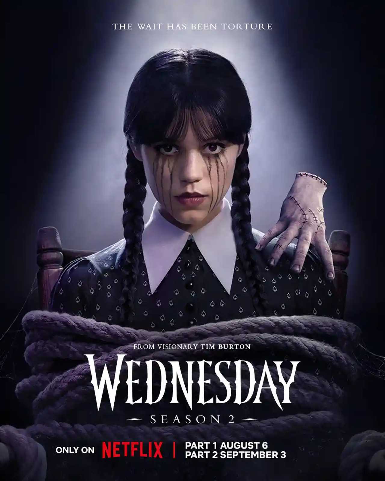 Wednesday Season 2 - Official Poster | Moviefone