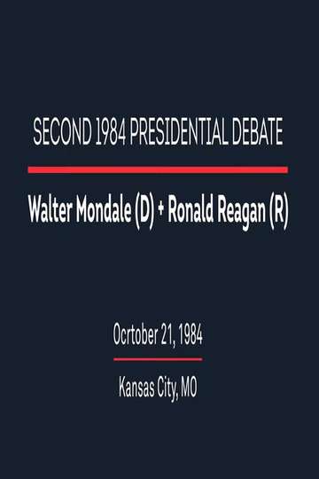 1984 Second Presidential Debate - Movie | Moviefone