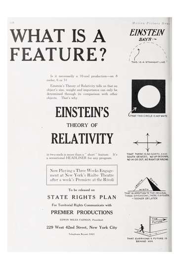 The Einstein Theory of Relativity (1923) - Movie | Moviefone